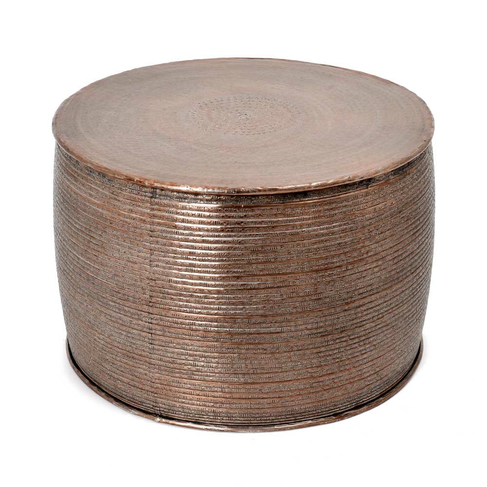 Столик Light & Living 55876, металлический, круглый, античная медь