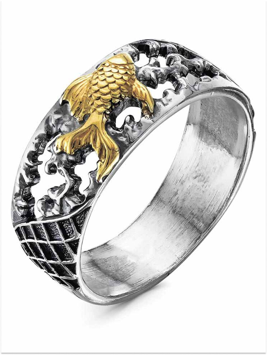 Кольцо, серебро, 925 проба