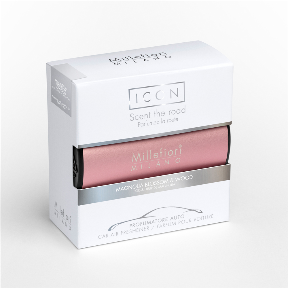 Millefiori Milano ICON / Ароматизатор в авто "Классик" Цветы магнолии и дерево CAR AIR FRESHENER ICON "CLASSIC" VIOLA - MAGNOLIA BLOSSOM & WOOD