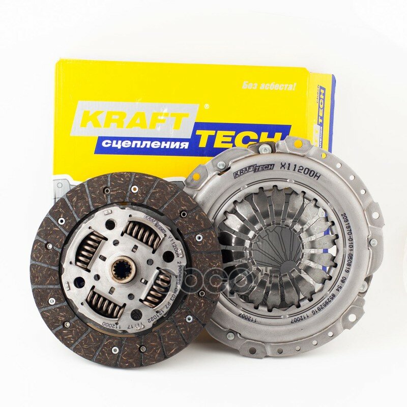 Комплект сцепления без выжимного OPEL: OPEL CORSA C/D 1.0-1.2 00- EASYTRONIC KraftTech арт. W22200E9