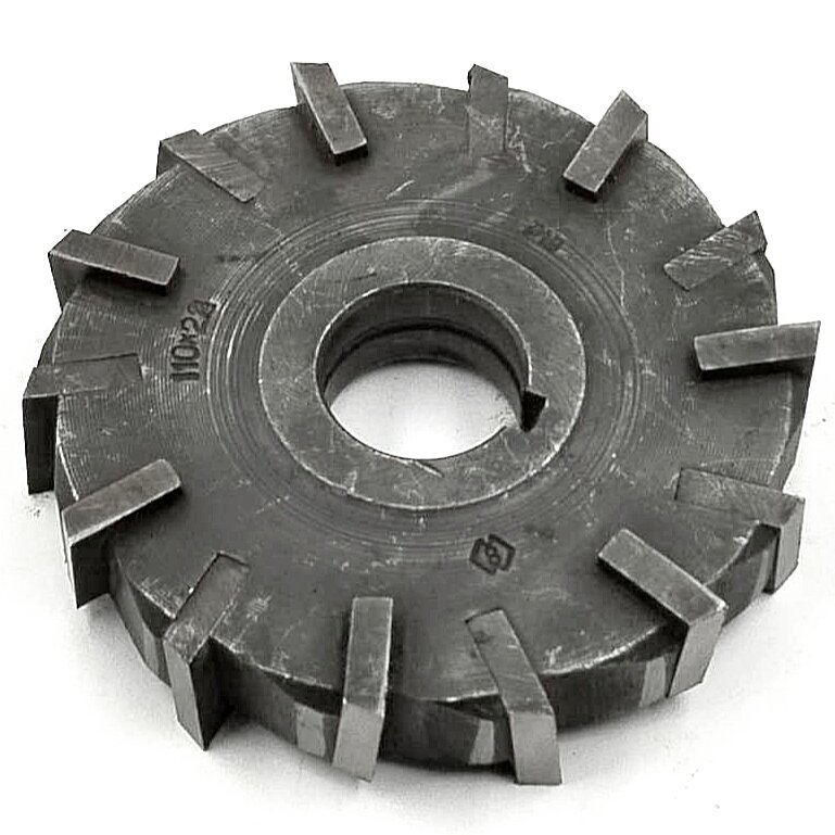 Фреза дисковая 3-х сторонняя 110х24х27 с рифлеными вставными ножами