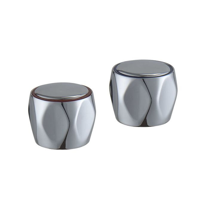 Маховик для смесителя IDDIS Hot Cold 8x24, круглый, комплект 2 шт, цвет: хром 991RN241SM