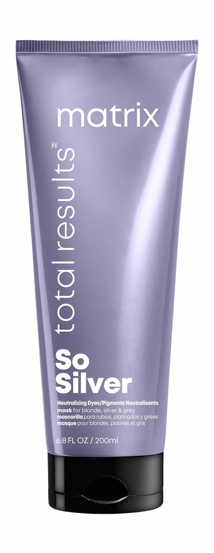 MATRIX Маска тройного действия для нейтрализации желтизны на светлом блонде и седых волосах, 200 мл