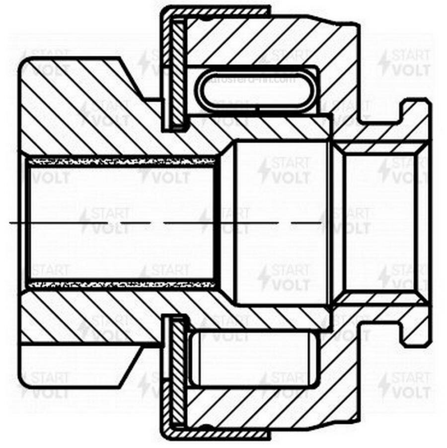STARTVOLT VCS0807 Привод стартера (бендикс) для а/м KIA Optima (10-)/Hyundai i40 (11-) 2.0i (VCS 0807)