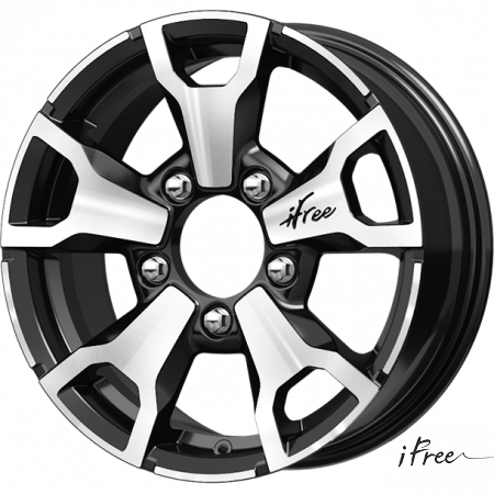 Литой диск iFree Тайган 6x16 5*139,7 Et:40 Dia:98 Блэк Джек