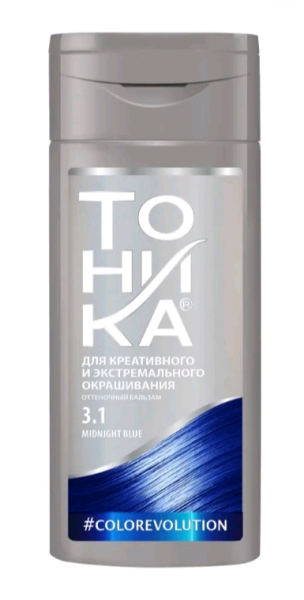 Тоника #colorevolution Оттеночный бальзам "для креативного и экстремального окрашивания" 150 мл. №3.1 midnight blue