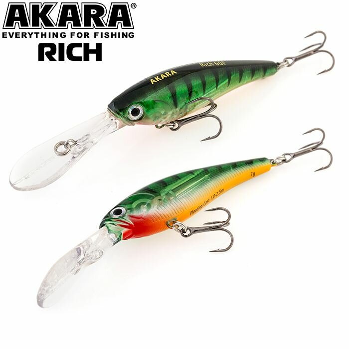 Воблер Akara Rich 60F 7,0 гр. (1/4 oz 2,4 in) A132