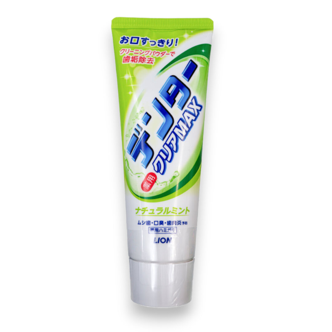 Зубная паста Lion Япония Dentor Clear MAX от налета с нежной мятой, 140 г