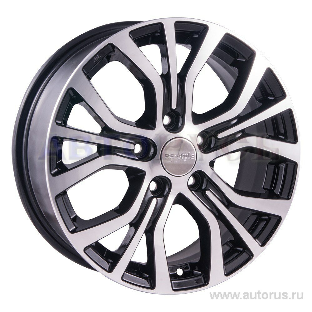 Диск литой r16 6.5j 5x114.3/67.1 et45 кик кс736 (zv 16_ix35) алмаз черный 67995