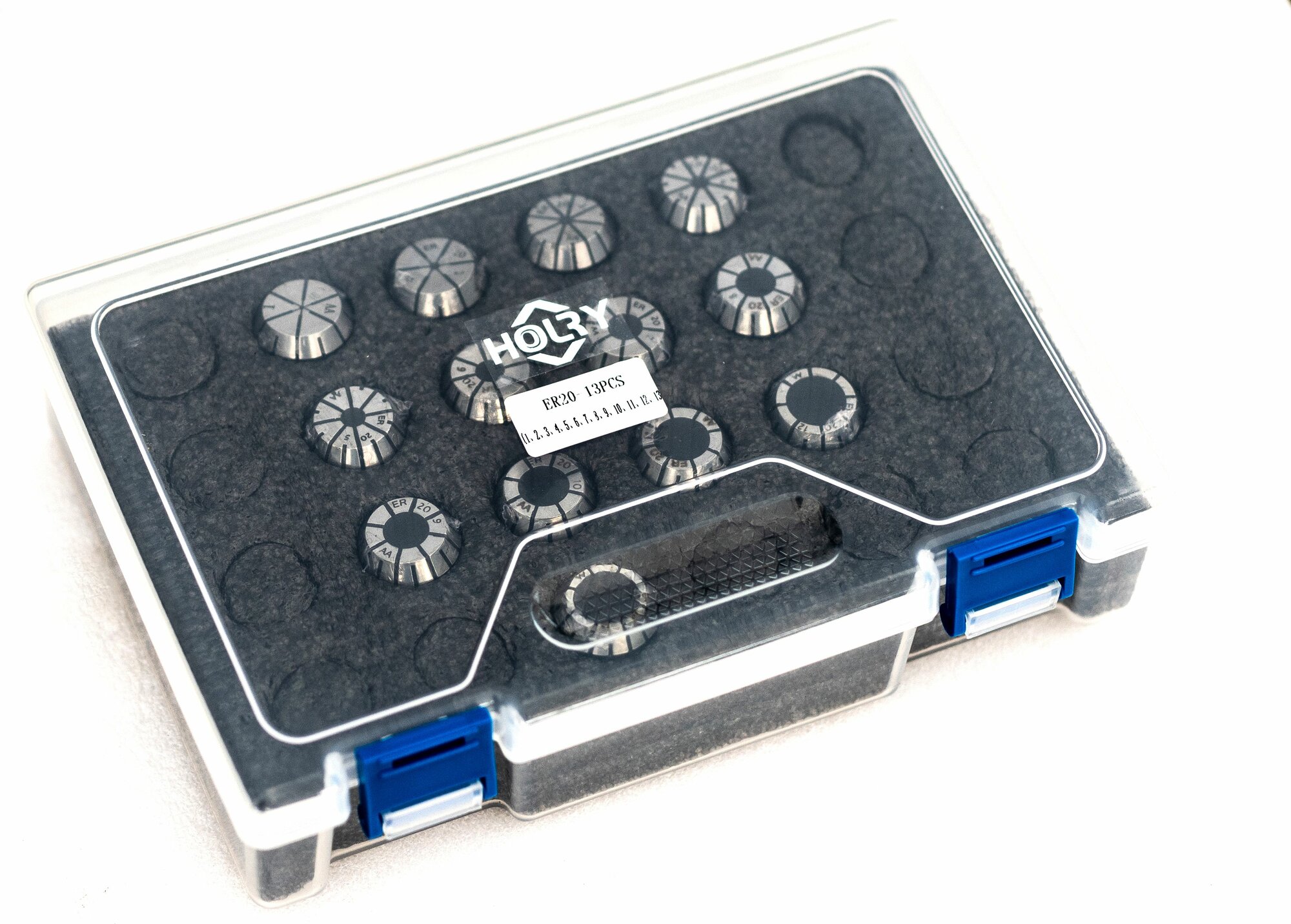 Набор высокоточных цанг 1-13 мм ER20 АА (<0.008)