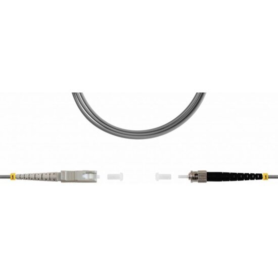 Патч-корд оптический Toplan , симплексный, SC/PC-ST/PC, MM 62,5/125 (OM1), 100 м, LSZH