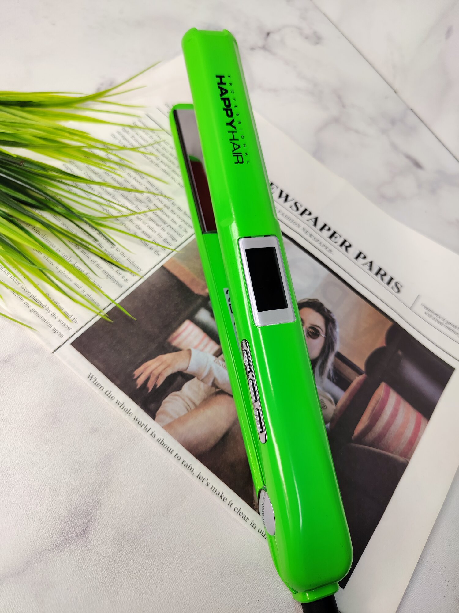 Утюжок Happy Hair Ультразвуковой зеленый