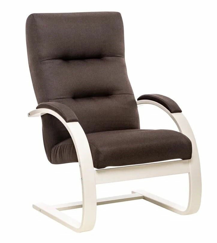 Кресло Монэ Малмо 28 Red Black коричневый, ткань, дерево, мягкое сиденье, с подлокотниками