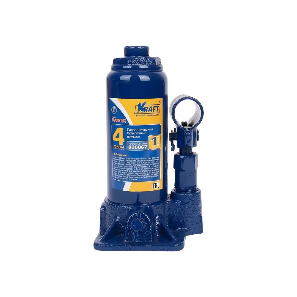 Бутылочный домкрат KRAFT 4т в кейсе Master KT 800067
