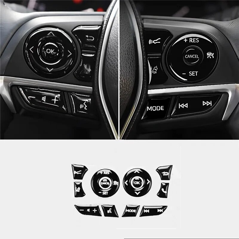 Нашивка на руль Toyota Harrier 2021-2022, Color Name: A