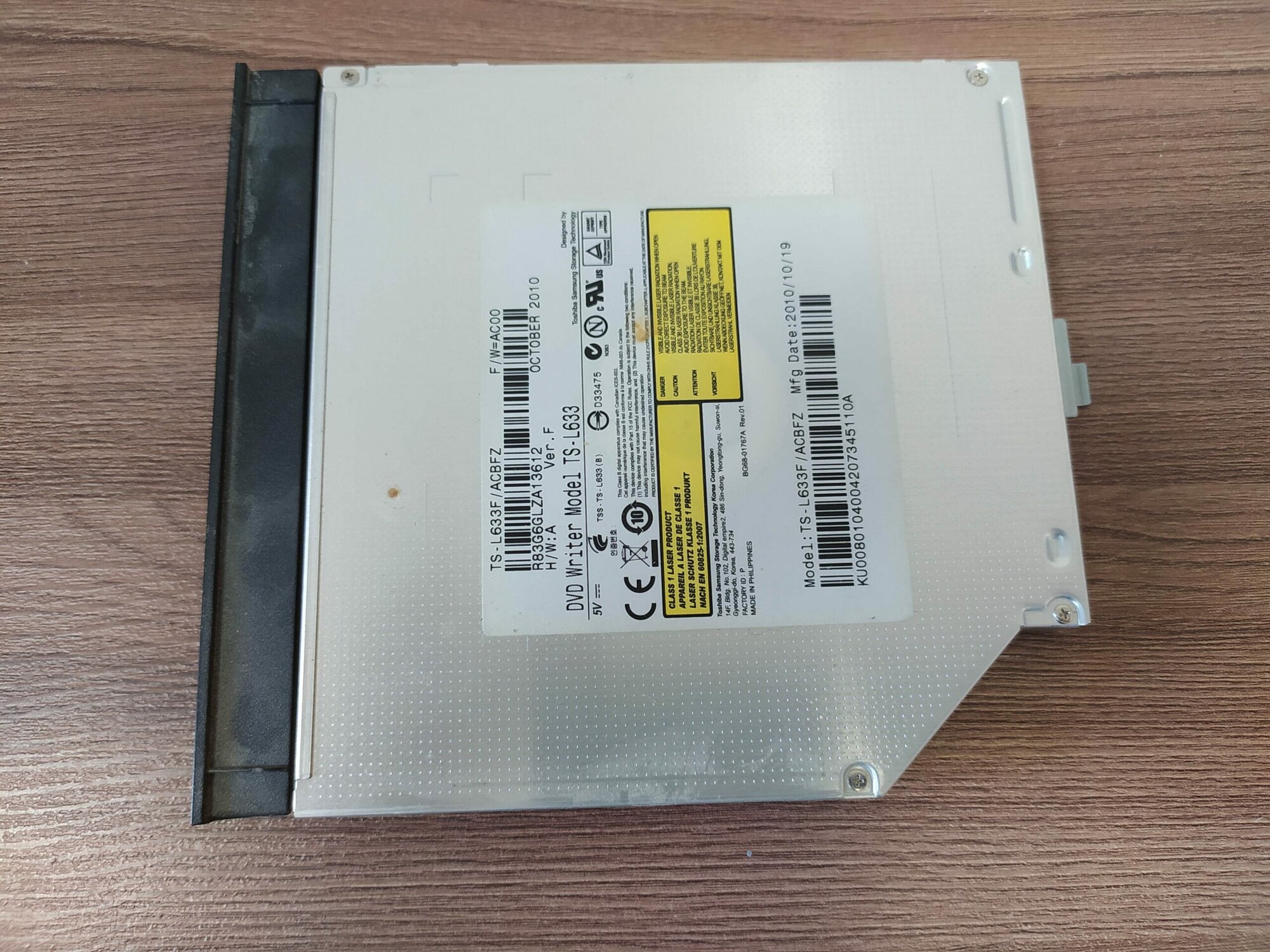 Оптический привод DVD RW TS-L633F/ASBFZ ACER aspire5742