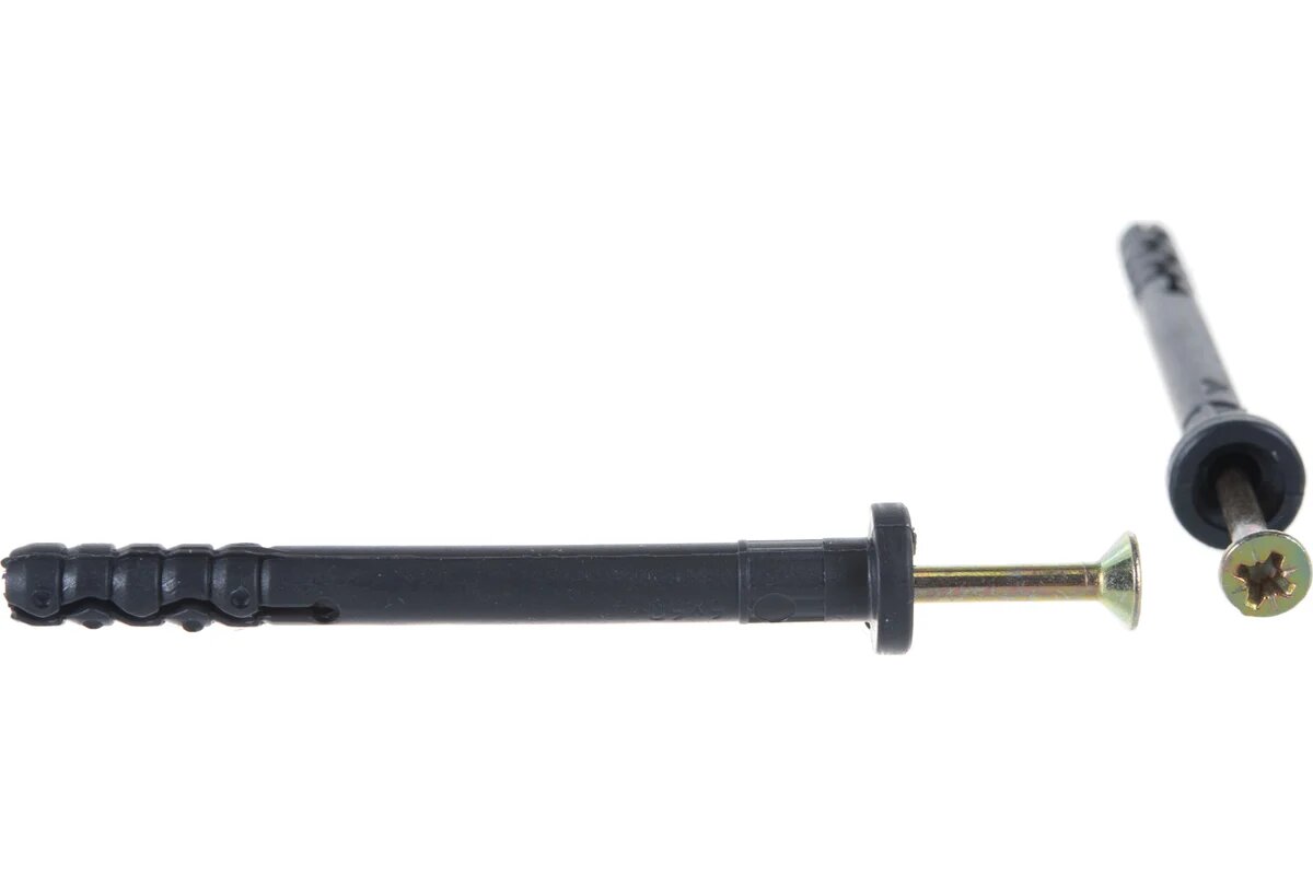 Качественный Крепеж Дюбель-гвоздь с грибовидным бортиком 6x60 70 шт 0500633 КЧ