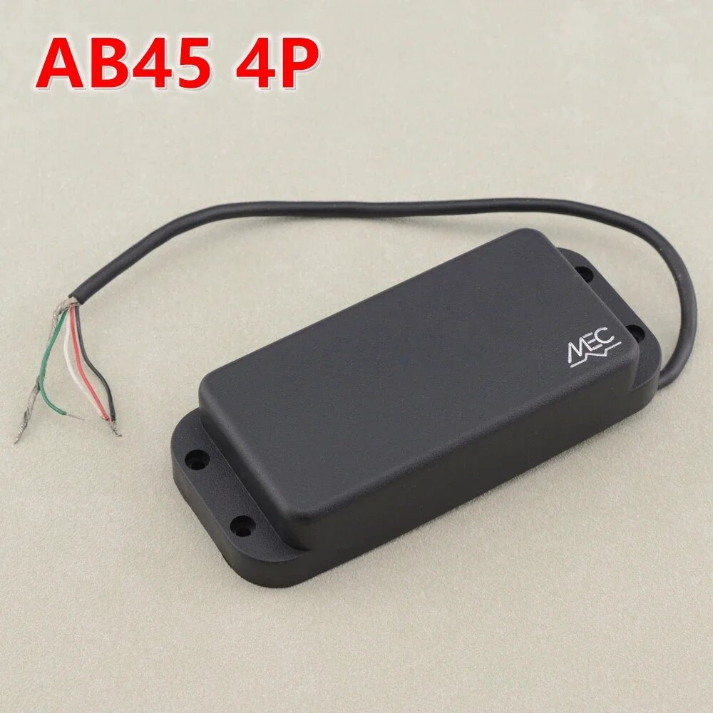 Бас-пикап MEC AB45 4P черный, 1 piece