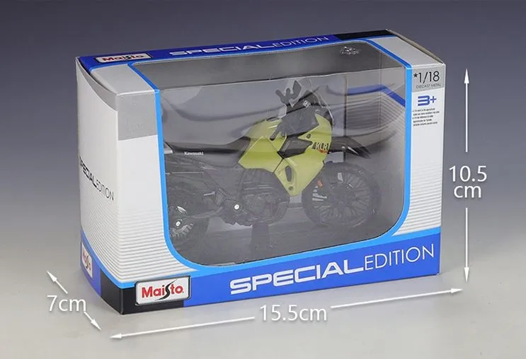 Мотоцикл Maisto 1:18 Kawasaki KLR 650