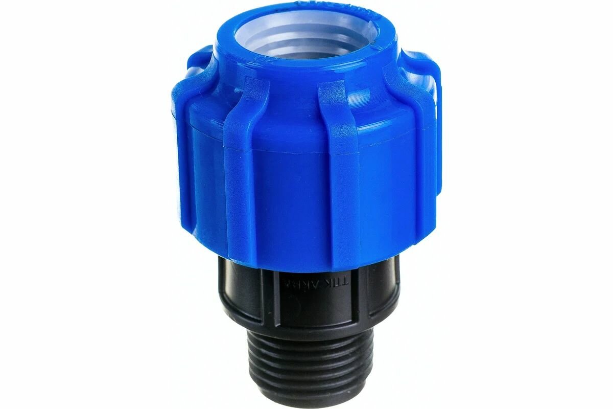 Муфта Политэк 50030020 ПНД резьба - наружная 20*1/2"