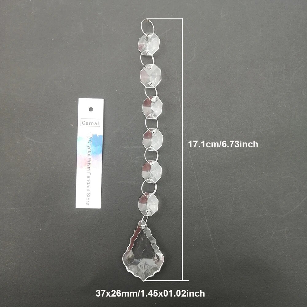 Камаль 10 шт. акриловые хрустальные бусины Висячие подвесные гирлянды люстра Висячие вечерние свадебные украшения центральные декоративные элементы для столов занавес