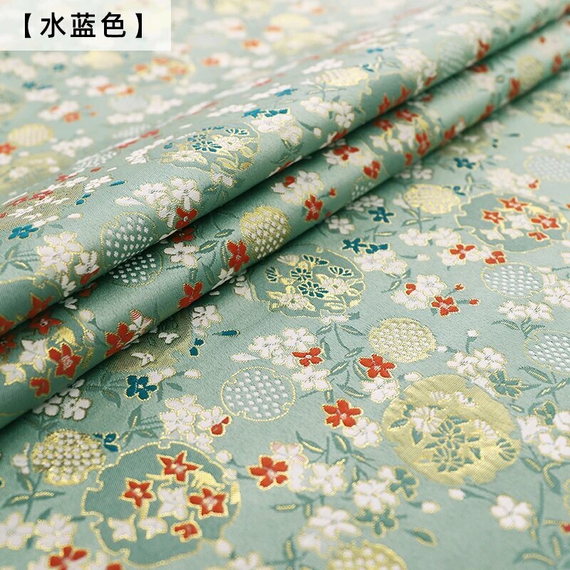 Парча жаккардовый узор Дамасская ткань дизайнер для шитья cheongsam и кимоно DIY Одежда лоскутный материал