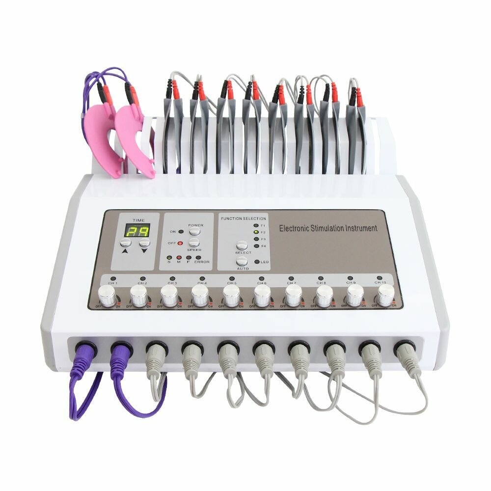 Электростимулятор AOKO SC537GR, 9 программ, миостимуляция, вибрационный, серый