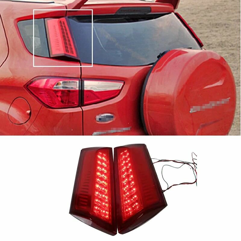 2шт Ford Ecosport 2013 2014 2015 2016 2017 задний светодиод сигнальный стоп-сигнал фонарь боллард