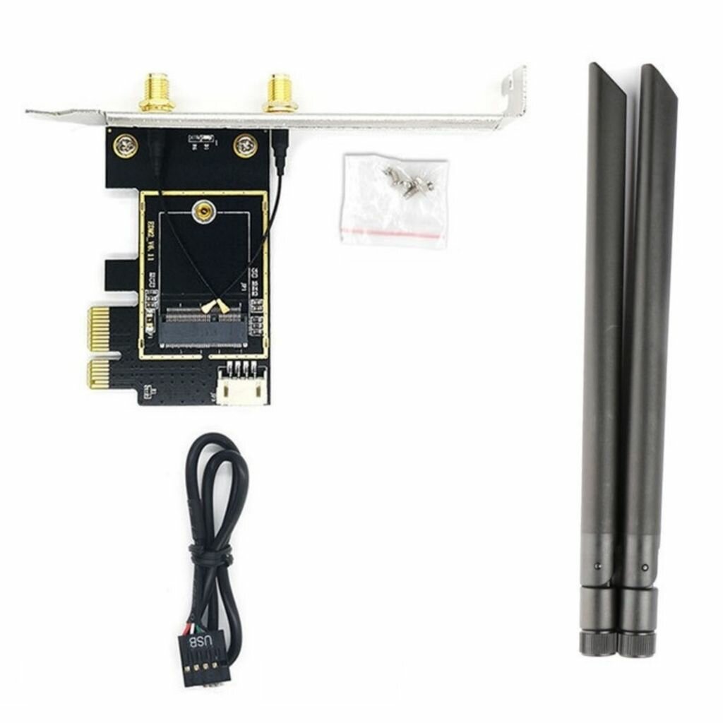 Адаптер WiFi карта PCIE M.2 NGFF Bluetooth для 7260 8265 7265 8260