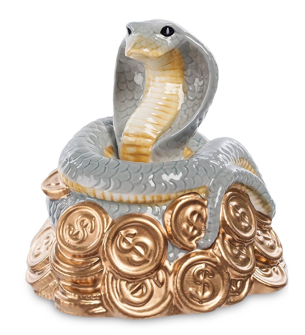 Фигурка декоративная Pavone Змея - к богатствCMS-37/ 2, 104685