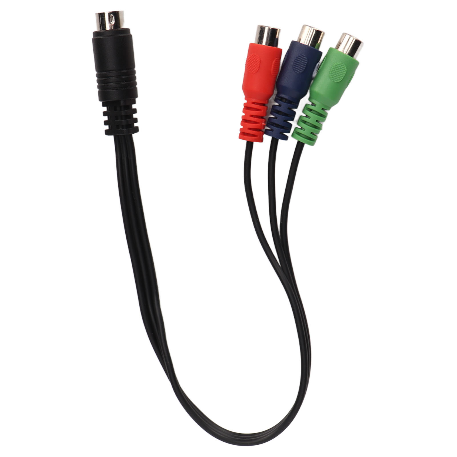 MINI DIN 9 Pin to 3 RCA Cable MINI DIN 9 Pin Male to 3 RCA Female RGB Video Adapter Cable 11.8in