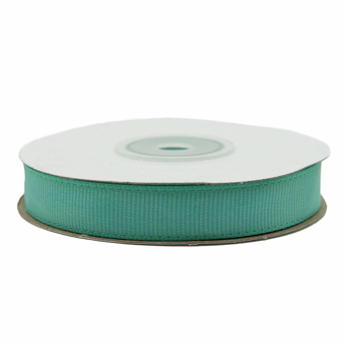 Лента айрис Репсовая, 1,2 см, 18,28 м, цвет 121, бирюзовая