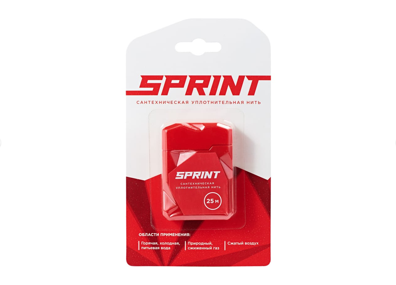 Нить уплотнительная сантехническая Sprint 25м, 2 шт — фото 1