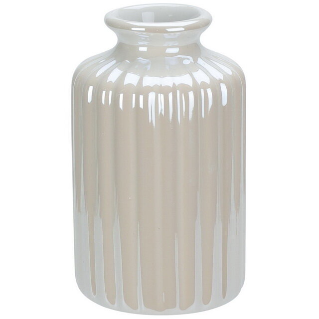 Керамическая ваза-подсвечник Amicitia 10 см перламутровая, Koopman, ALX619170