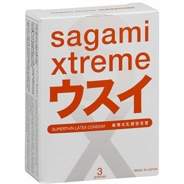 603 Sagami Xtreme 004, 15 шт. Презервативы ультратонкие. Упаковка по 15 шт.