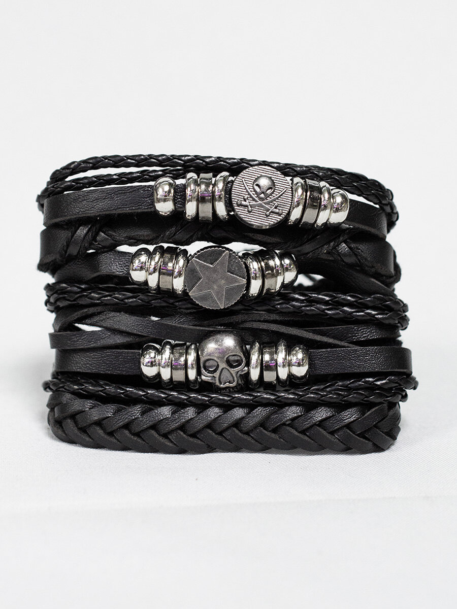 Набор браслетов, металл