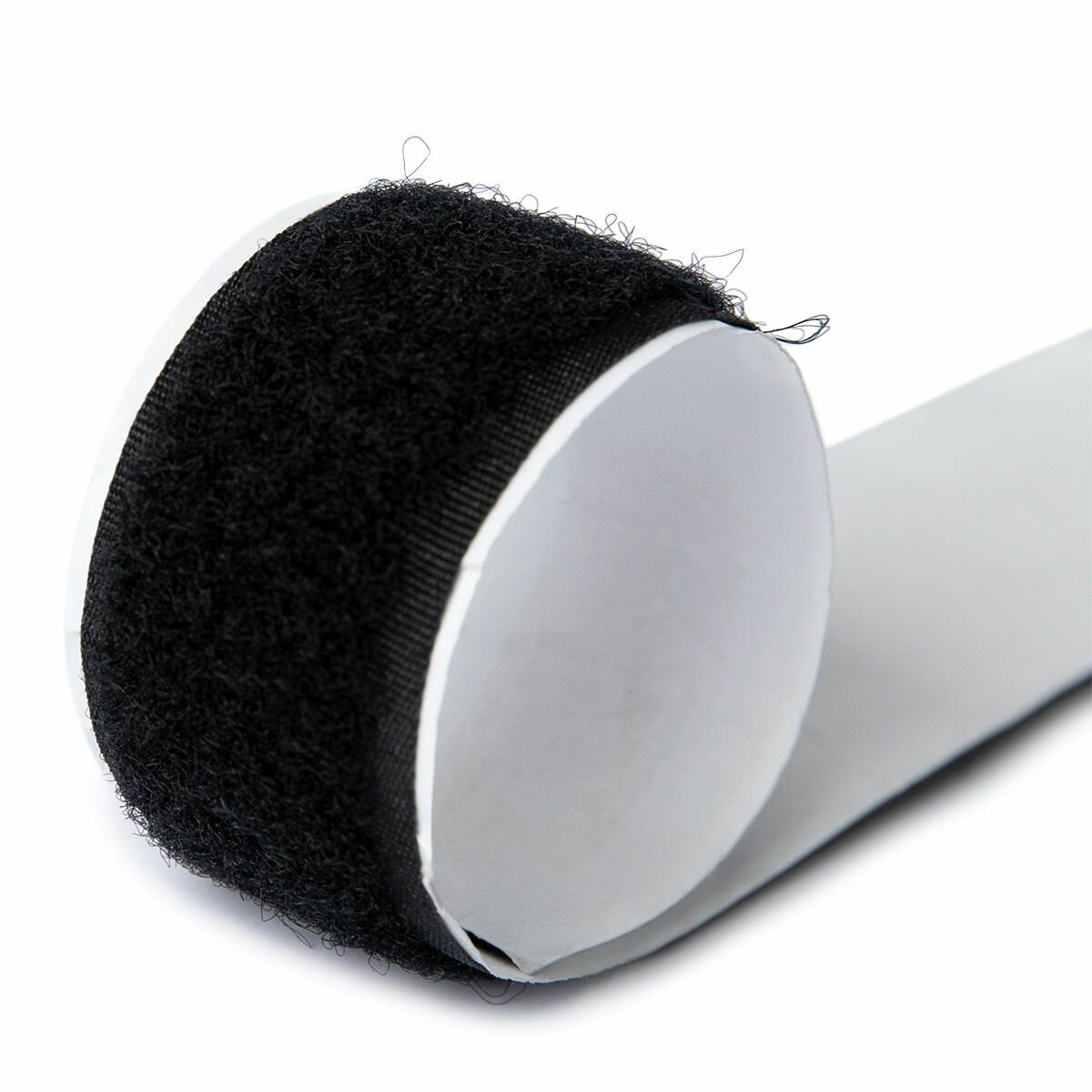 Липучка лента "Gamma" с липким слоем 25 мм LG-25LS 25 м черный петля