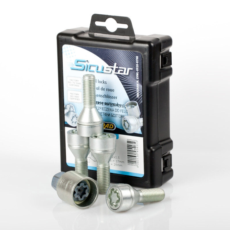 Болты-секретки Farad StarLock VN328/2, оцинкованные, 17 мм, 4 шт