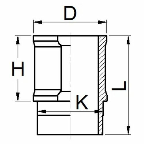 Гильза цилиндра Yenmak 5105909000