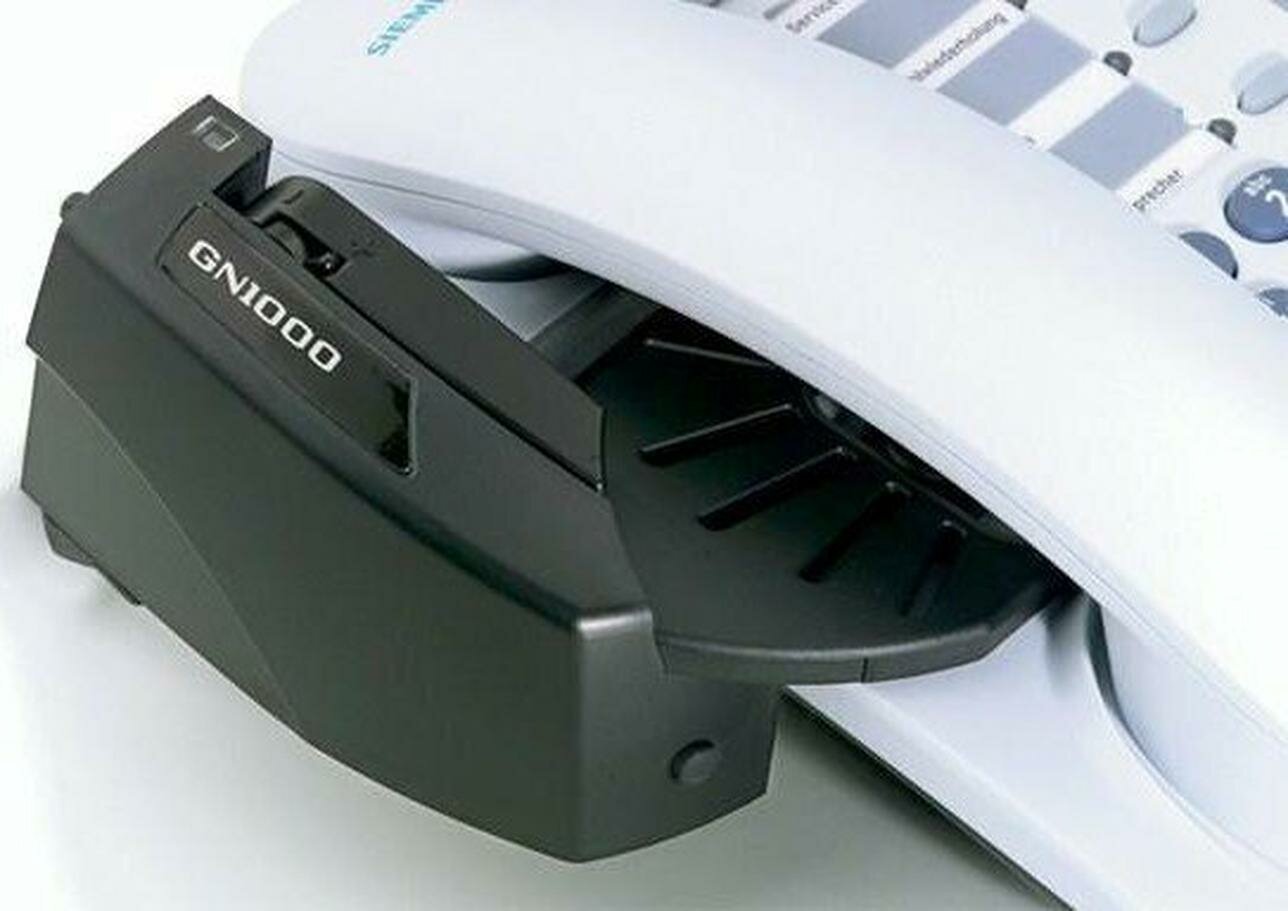 Гарнитура Jabra GN1000 1000-04, Bluetooth, механизм снятия трубки, черный