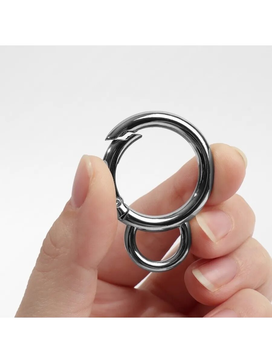 Комплект двойных металлических карабинов для креплений