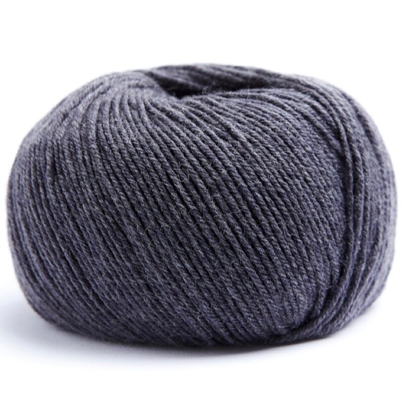 Merida /Мерида/ пряжа Lamana (50% шерсть мериноса сверхлегкая, 25% шелк, 25% полиамид), 50г/200м (28, schiefergrau (шиферно-серый), серый)