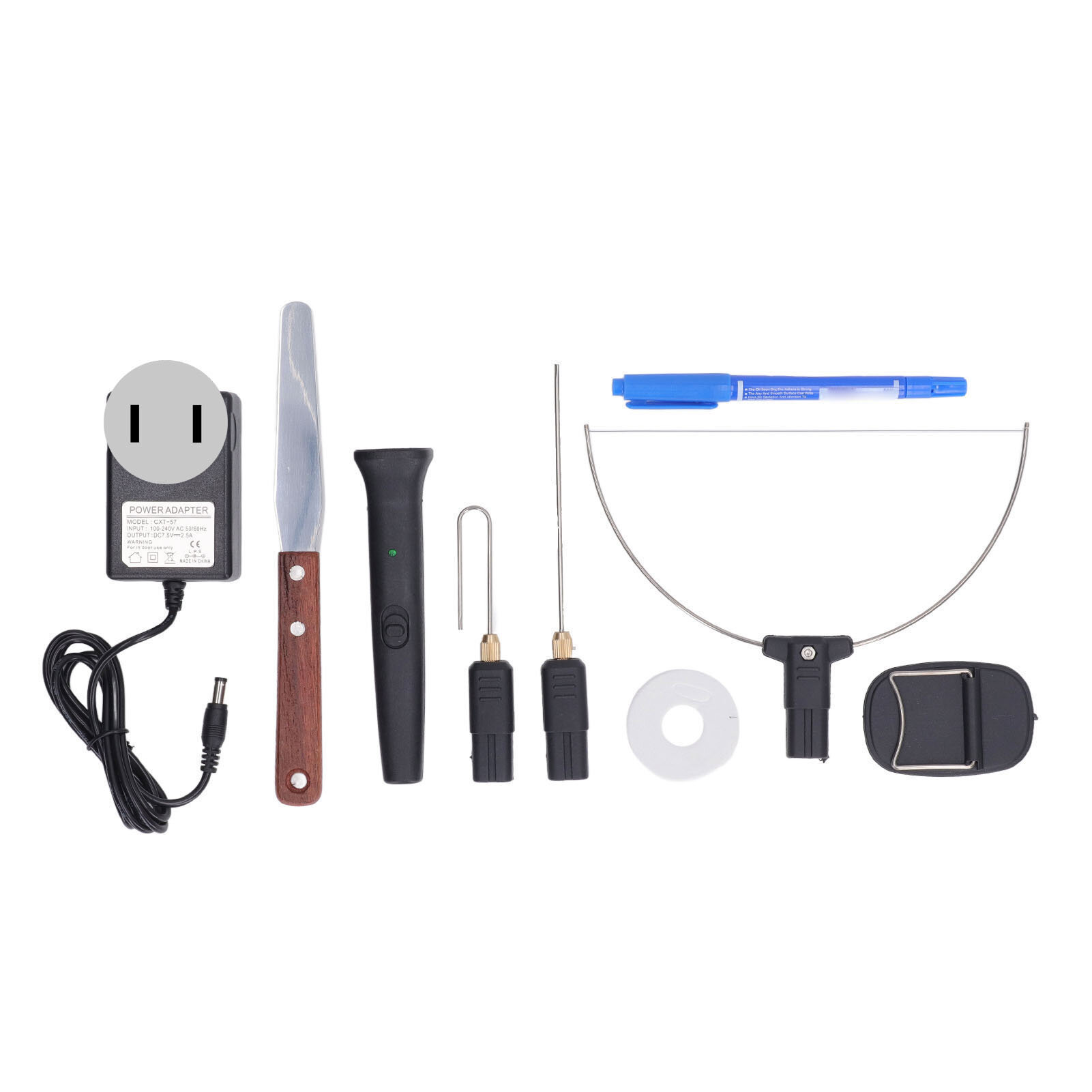 Набор из 9 электрических резаков для пенопласта с терморучкой, быстро нагревающийся инструмент для плавной резки пенопласта, вилка переменного тока 100 240 В (США)