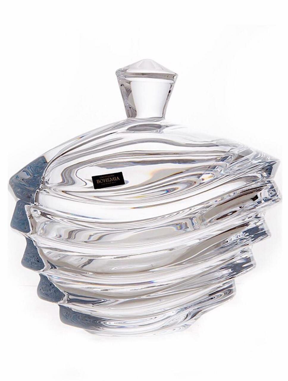 Ваза для конфет с крышкой 22 см ."Wave"