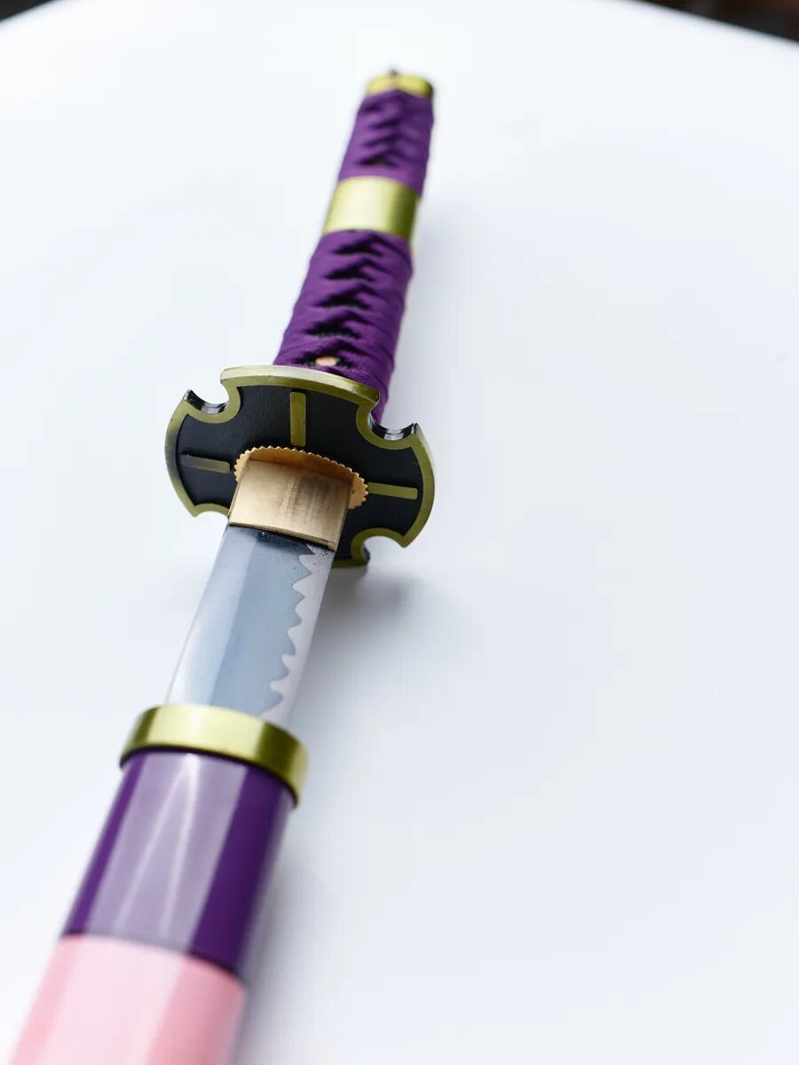 Катана сувенирная металлическая Нидай Китэцу PREMIUM VERSION сталь 1040 стойка и сертификат в комплекте