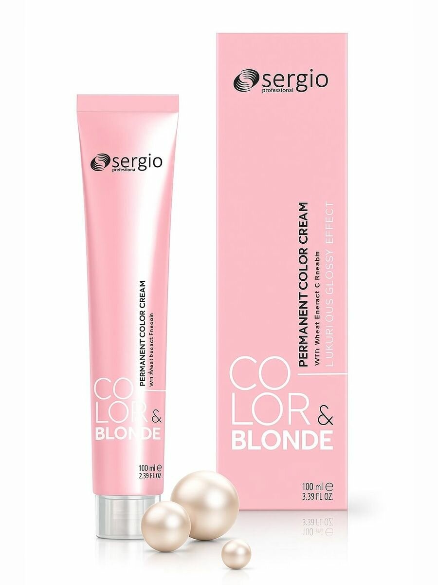 SERGIO Перманентный краситель 4 Коричневый кофе, 100 мл