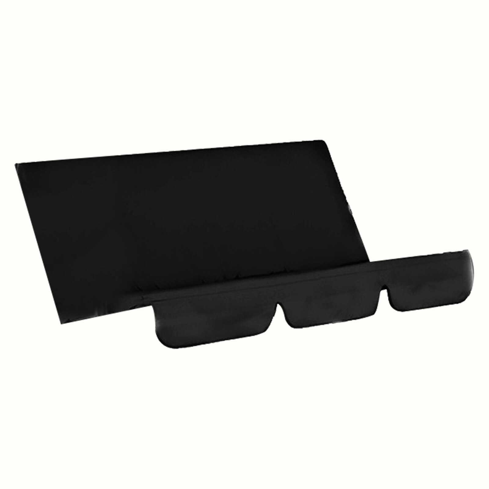 Чехол для качели водонепроницаемый складной подушка для садового двора уличного сиденья замена (Черный) из ткани 190Т полиэстер т афета размер 1500*1500*100мм вес упаковки 200г размер упаковки 160*120*30мм без наполнения и стульев 1шт