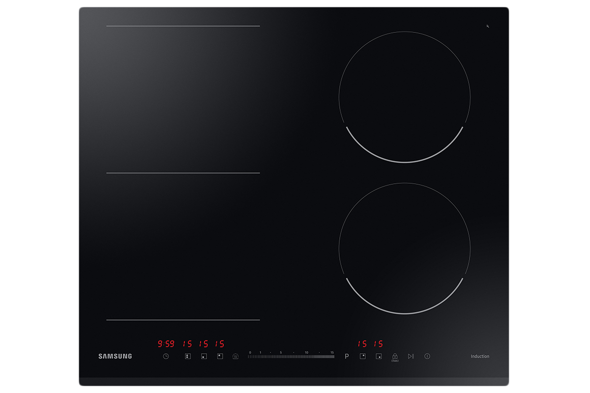 Индукционная панель Samsung NZ64R3747BK с Flex Zone и датчиком посуды