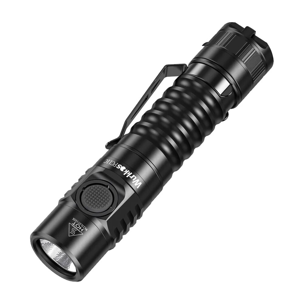 Wurkkos FC11C алюминиевый перезаряжаемый фонарик 1200lm Black, 5000K
