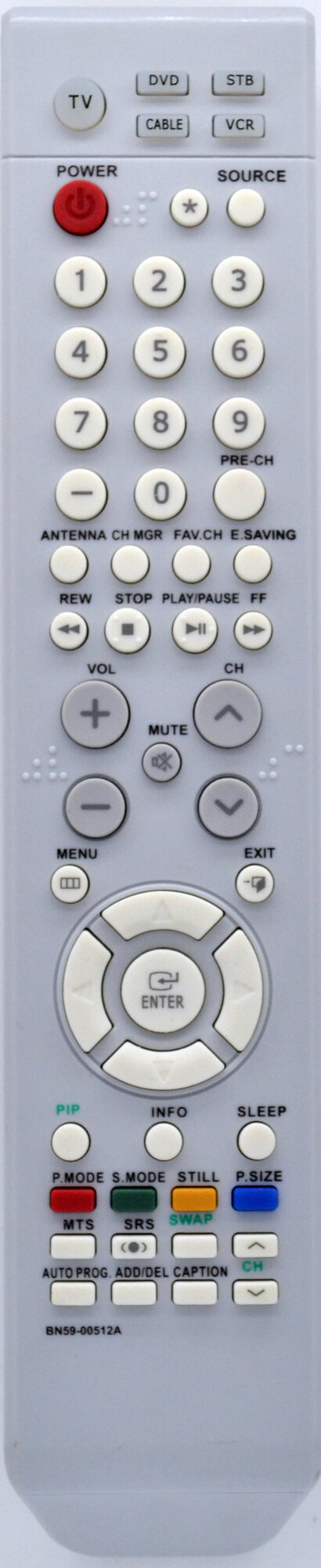 Пульт дистанционного управления для TV SAMSUNG BN59-00512A (TM86)